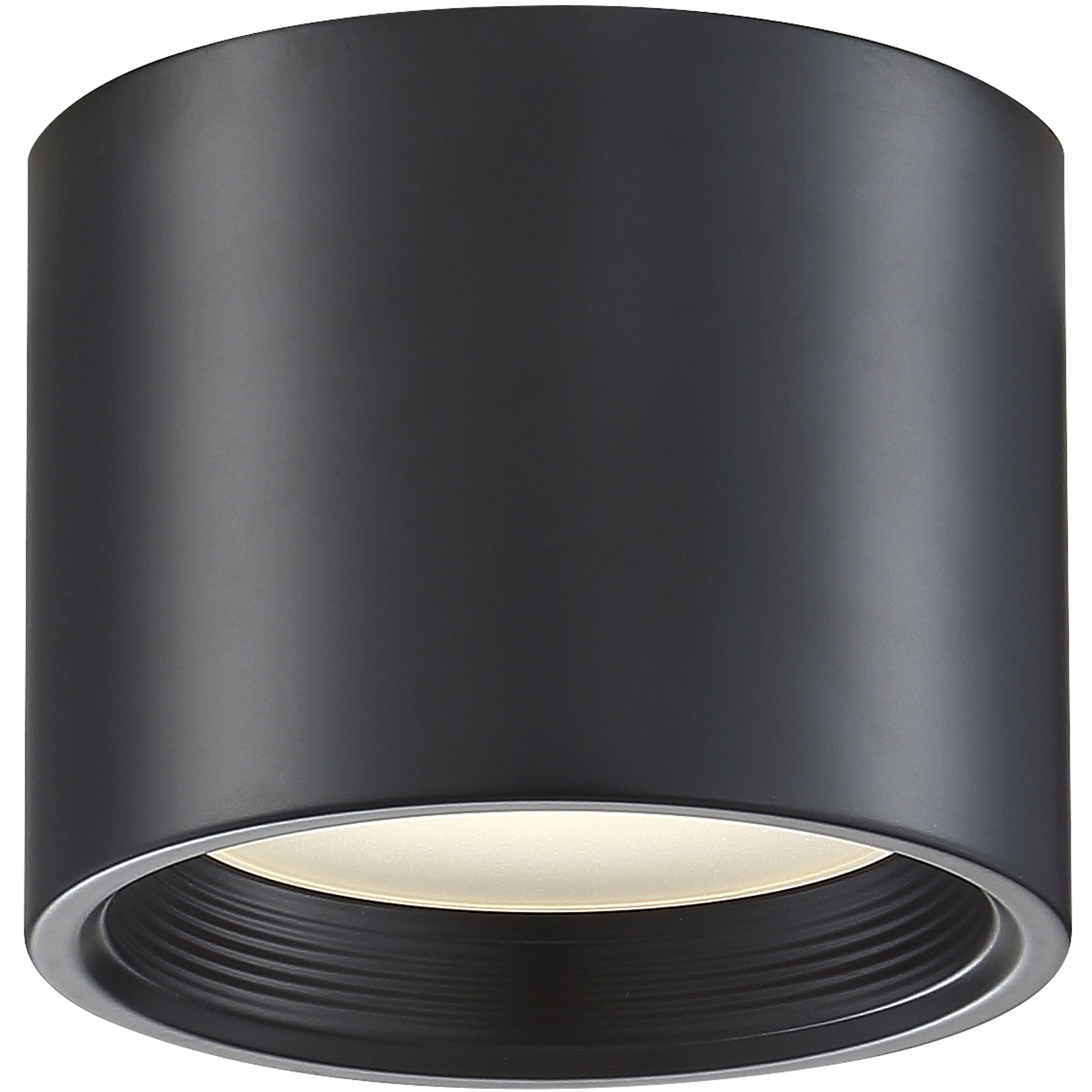 Access 50005LEDD-BL/ACR Reel LED 5 inch Black Flush Mount Ceiling Light