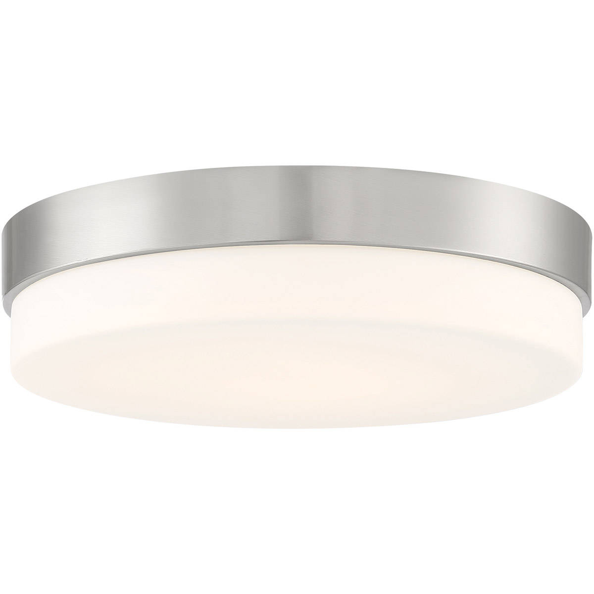 Access 20825LEDD-BS/OPL Roma LED 11 inch Brushed Steel Flush Mount ...