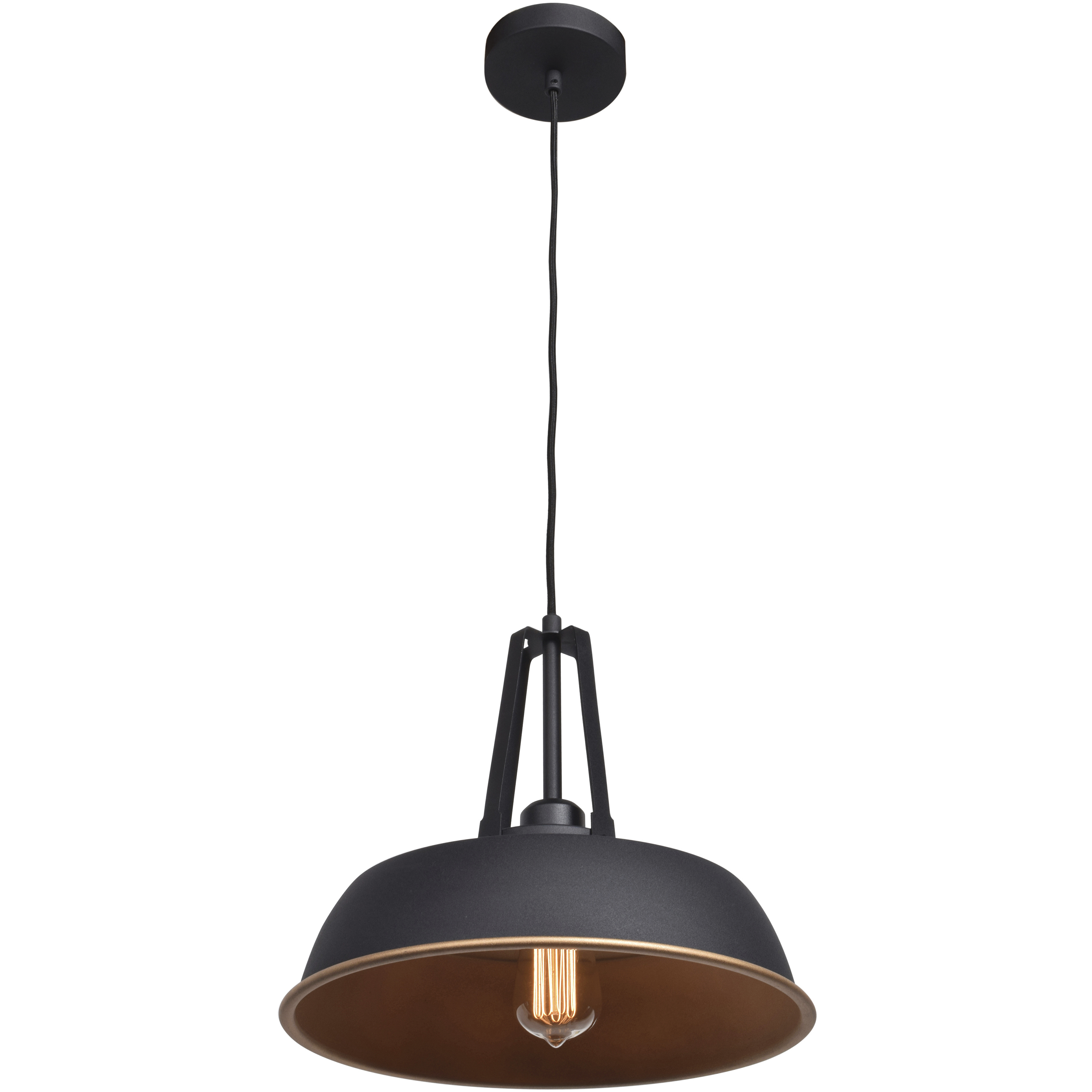 Access 23777-MBL/MGL Nostalgia 1 Light 14 inch Matte Black Outer and ...