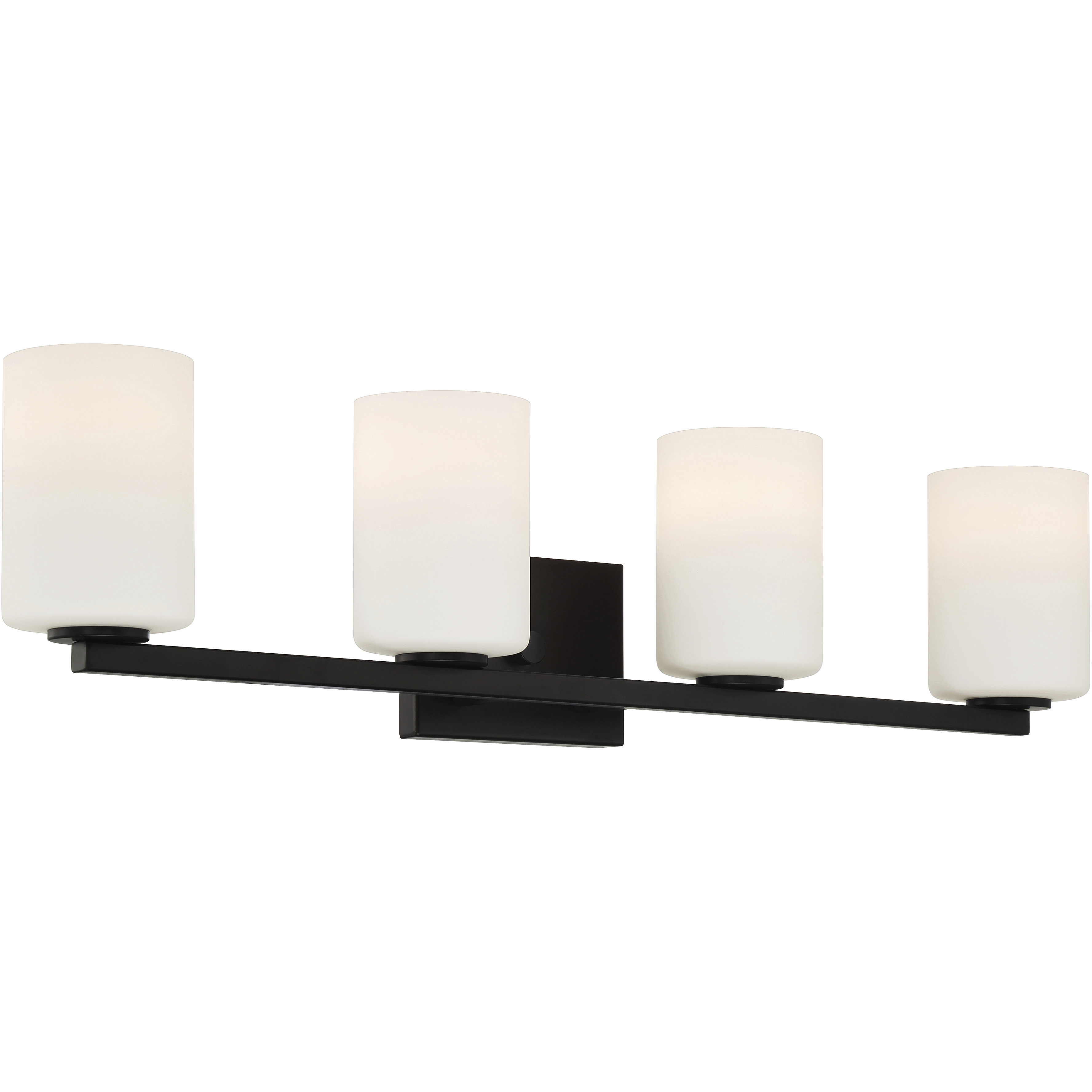 Access 62624LEDDLP-MBL/OPL Sienna 30 inch Matte Black Bath Vanity Light ...