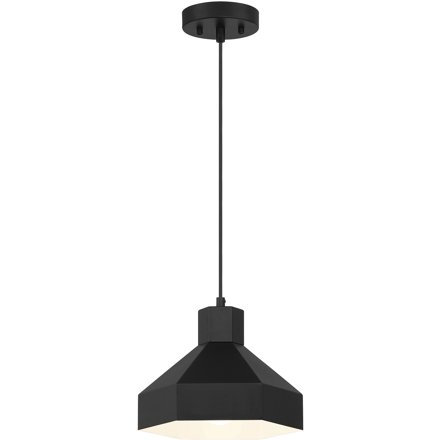 Access 52088-MBL Poly LED 11 inch Matte Black Pendant Ceiling Light