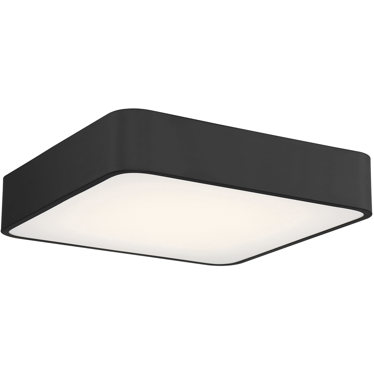 Access 49982LEDDCS-BL/ACR Granada LED 19.75 inch Black and White Flush ...